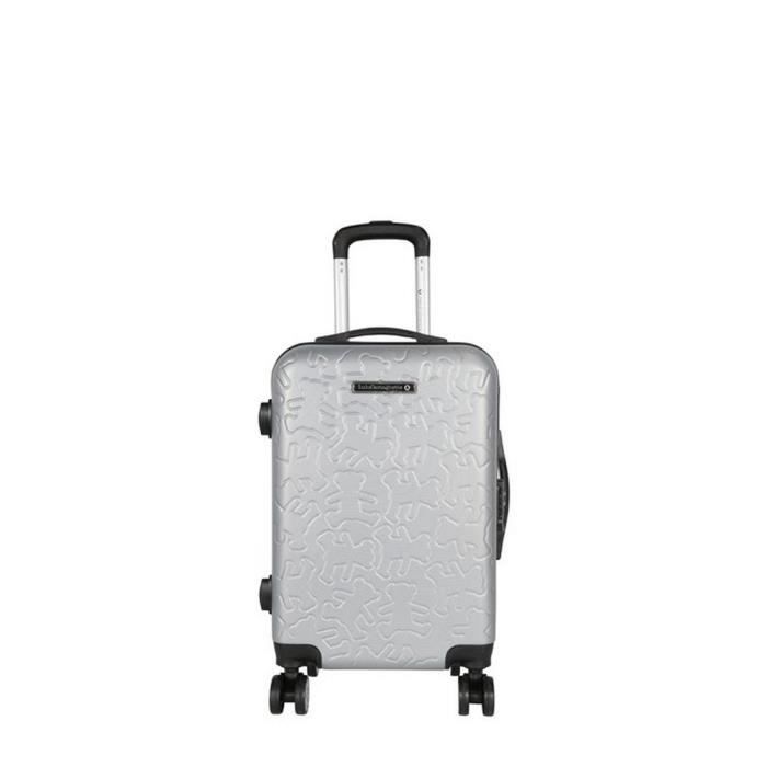 Valise coque rigide renforcée Lulu Castagnette Argent 35 litres
