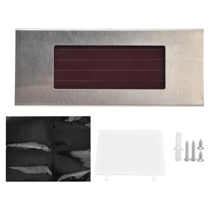 Sonew Plaque de numéro de maison Numéro de Maison Solaire L en Acier ...