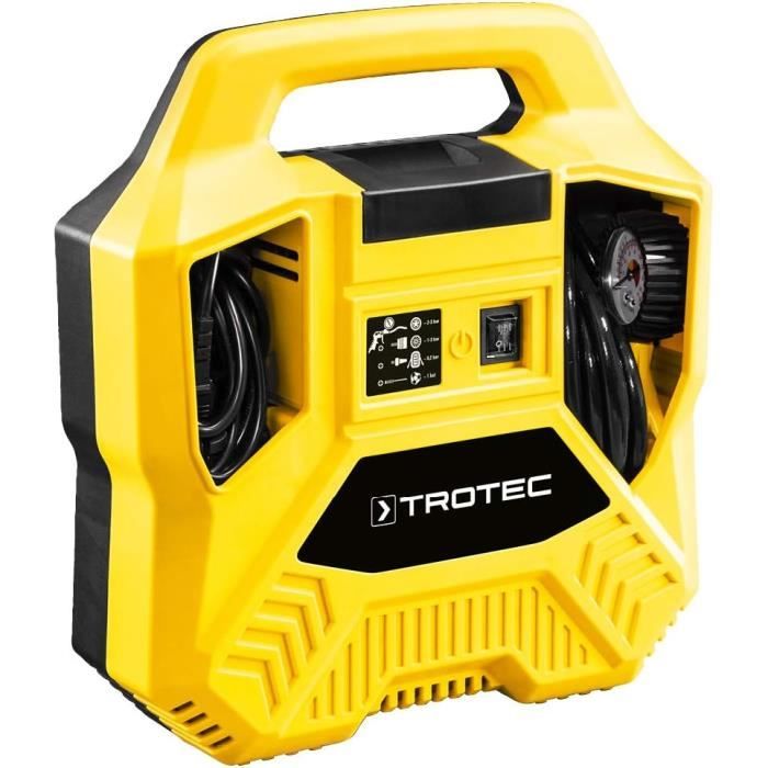TROTEC Compresseur portatif PCPS 10-1100, 1100 watts, debit d'air 180 ...
