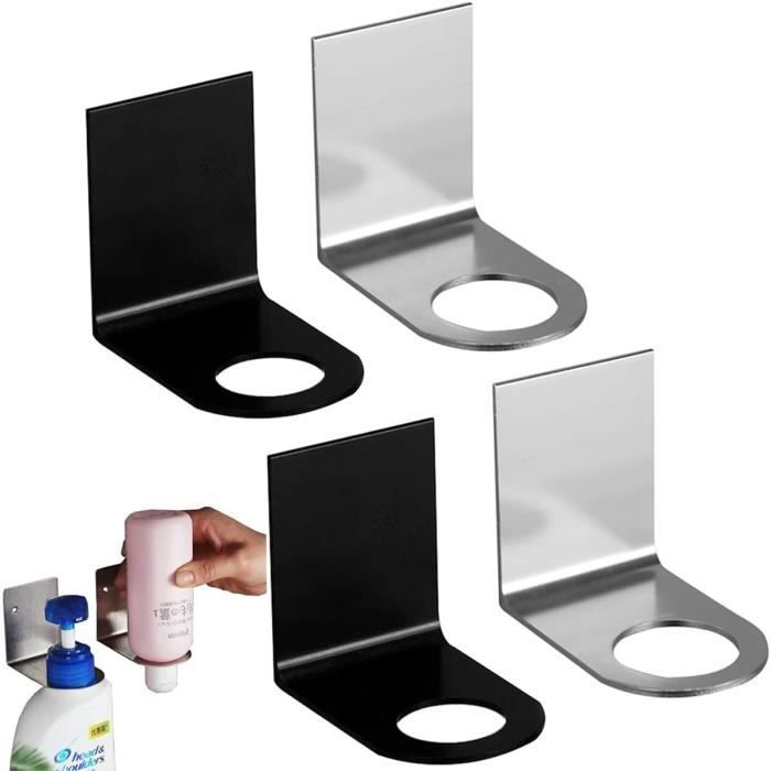 4 Pieces Gel Douche Porte-Bouteille Mural En Acier Inoxydable ...