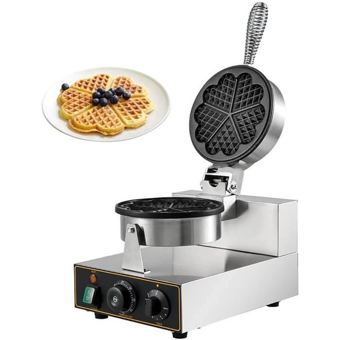 Gaufrier Commercial, Machine À Gaufres Électrique Antiadhésive 1400 W ...