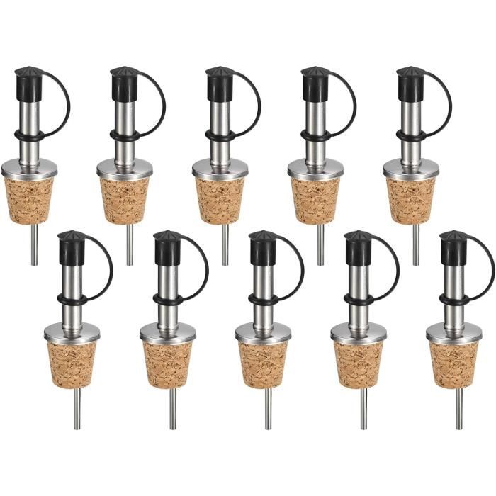 Inox Acier Bouteille Verseurs, 10Pcs Olive Huile Bec Verseur Avec ...