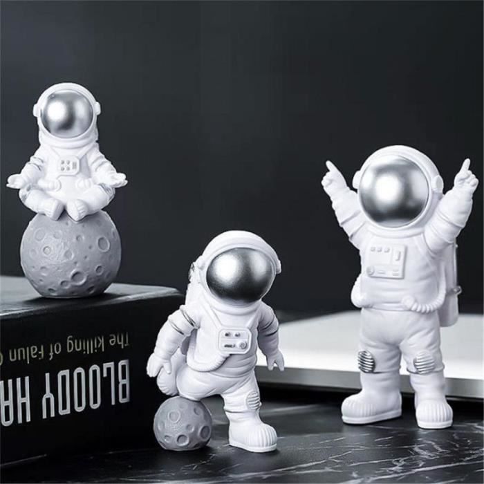 STATUETTE,02--Ensemble de figurines à modèle'astronaute Beeldjie, kit ...