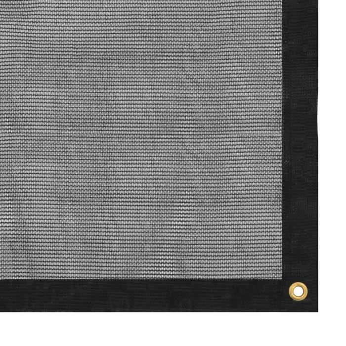 Filet de conteneur - DILWE - 3 x 5 m - Noir - 100% PEHD - Résistant aux ...