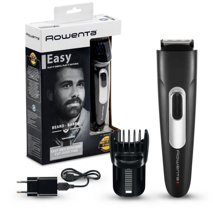 Rowenta Stylis Easy Tondeuse barbe Rechargeable Lames auto-affûtées en ...