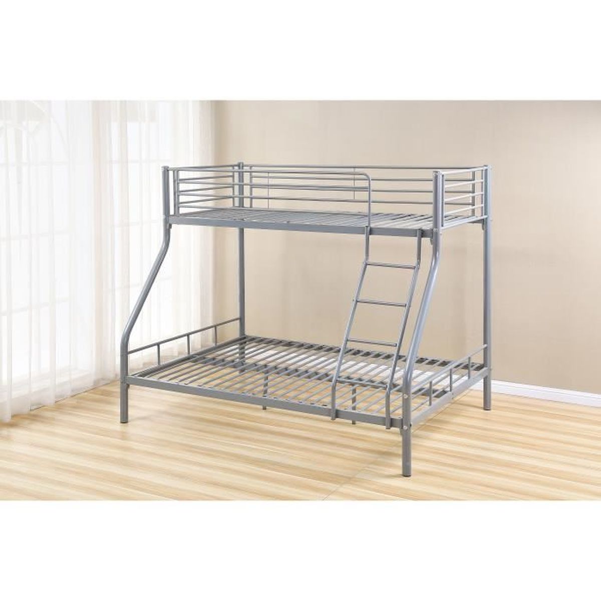 Lit superposé 3 places ( 2 places + 1 place) - Cdiscount Maison