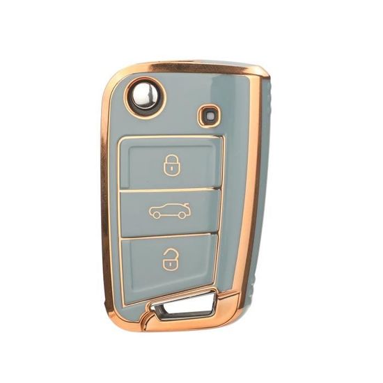 Vert-Juste de protection pour clé de voiture pliante, Coque en TPU pour ...