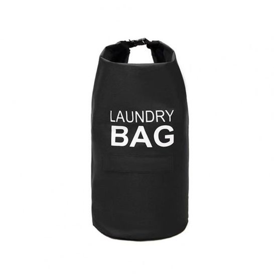 La couleur noire Sac à linge en tissu Oxford 600D sac de rangement ...