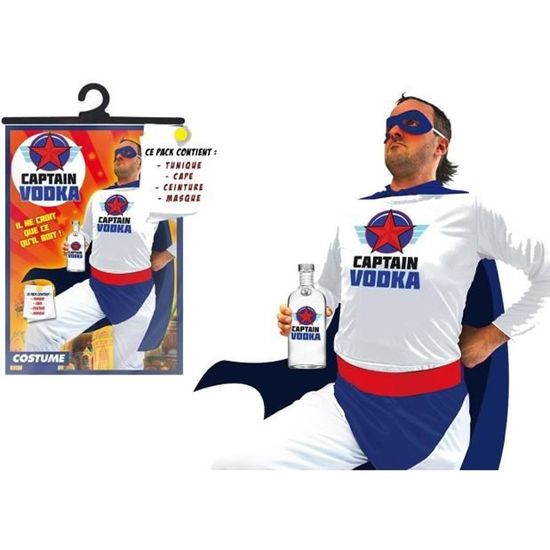 Déguisement Adulte Captain Vodka Taille Unique - Cdiscount Jeux - Jouets