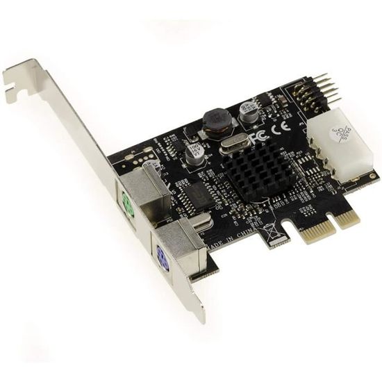 Carte Reseau - Limics24 - Pcie 1X Ps/2-2 Ports Ps2 Clavier Souris ...