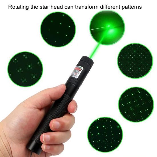 Pointeur Laser Vert Puissant 10KM Lazer Pointer 1mW Stylo Longue ...