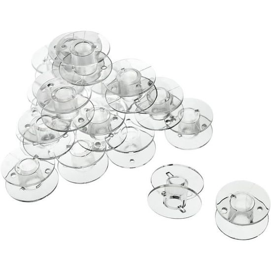 Lot De 25 Bobines Pour Machine À Coudre En Plastique (25 Bobines ...
