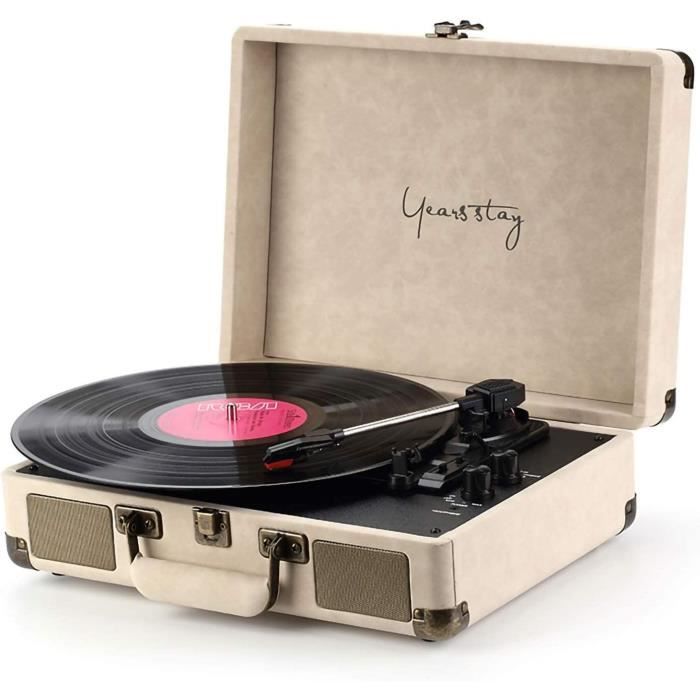 Tonpop Tourne-Disque Vinyle Portable phonographe européen rétro Antique ...