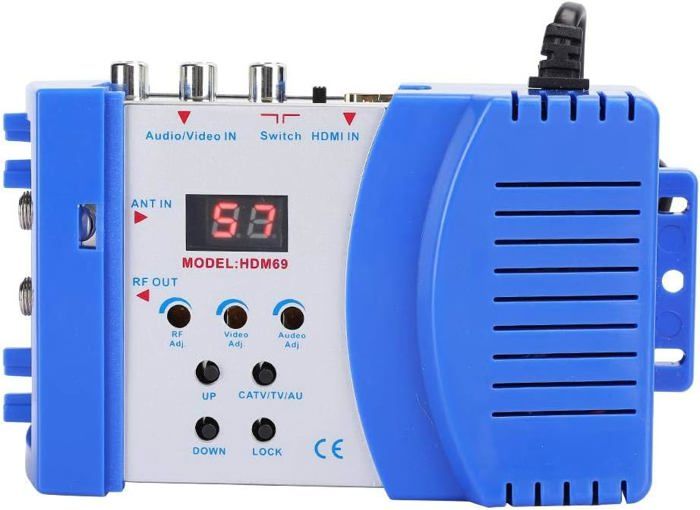 Rf Modulator Hdmi Modulator Audio Video Tv Converter Vhf Uhf Pal/Ntsc Standard - Cdiscount TV ...