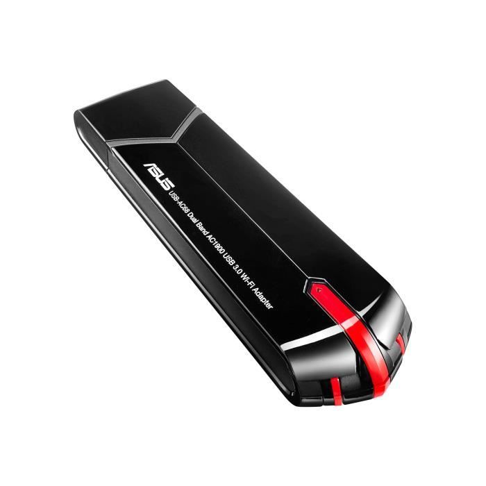ASUS USB-AC68 - Adaptateur réseau - USB 3.0 - 802.11b, 802.11a, 802.11g ...