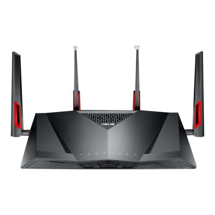 Routeur sans fil DSL-AC88U - ASUS - Modem ADSL - Commutateur 4 ports ...