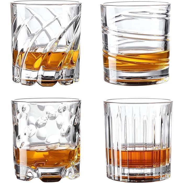 Verre A Whisky Lot De 4, Verres À Whisky Cristal Personnalisés Avec ...
