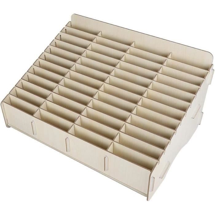Boîte De Rangement En Bois, 48 Cellules Boîte De Rangement De Gestion ...