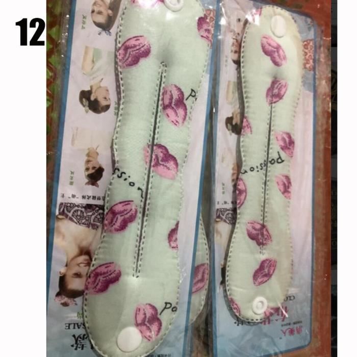 Barrette - chouchou,Éponge en mousse pour chignon à pois pour filles ...