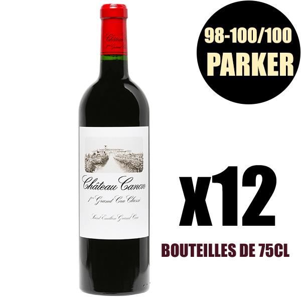 X12 Château Canon 2015 75 cl AOC Saint-Émilion 1er Grand Cru Classé "B" Vin Rouge - La cave ...