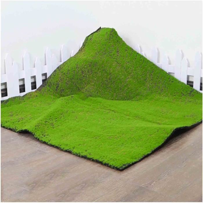 1x1m Rouleau de Gazon Artificiel mousse Artificielle Jardin en Gazon ...