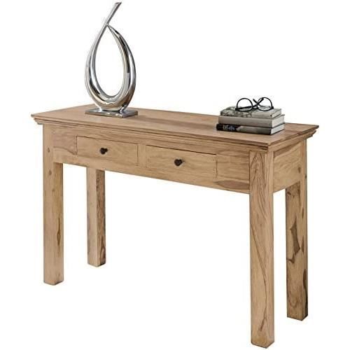 FineBuy Table Console entrées Bois Massif 110 x 76 x 40 cm Console ...