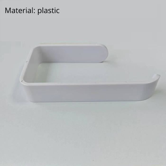 (Plastic white)Dérouleur à Papier-toilette Mural en Fibre Acrylique ...