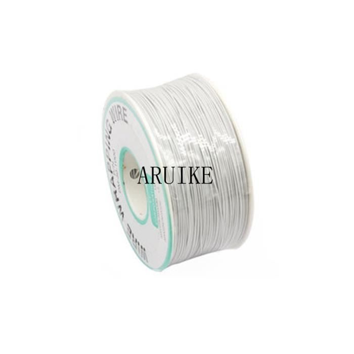 Câble-fil, Fil d'emballage 250 m 30 AWG - WHITE[F6609] - Cuivre - 10 ...
