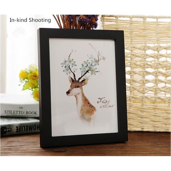 Cadre photo,Cadre Photo en bois massif 14 couleurs,cadre de certificat ...