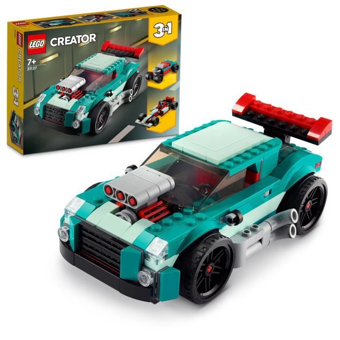LEGO® 31127 Creator 3 en 1 Le Bolide De Rue, Jouet de Voiture de Course ...