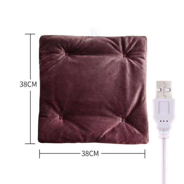 Coussin chauffant USB - MOOHOP - 38x38 cm - Pour bureau et maison ...