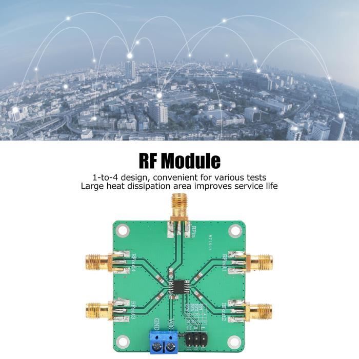 Module De Commutation Mxzzand Panneau Unipolaire 4 Jets Rf 10