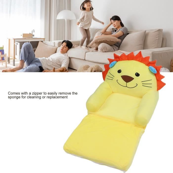 LEX canapé-lit pour enfants Canapé pliable pour enfants en peluche doux ...