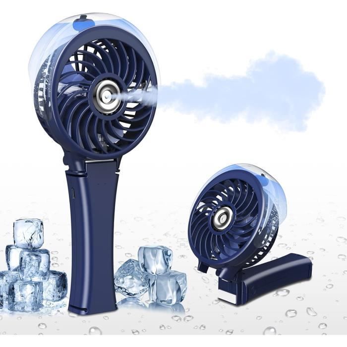 Mini Ventilateur De Brumisation, Ventilateur Usb Portable Avec Batterie ...