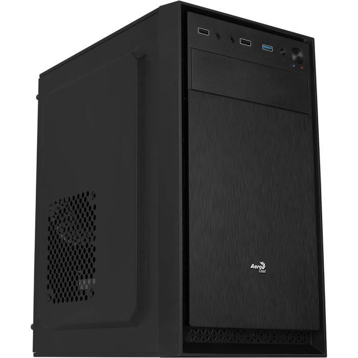 Cs104,Boîtier Pc Microatx Compact,Aluminium Brossé,Ventilateur 12Cm ...