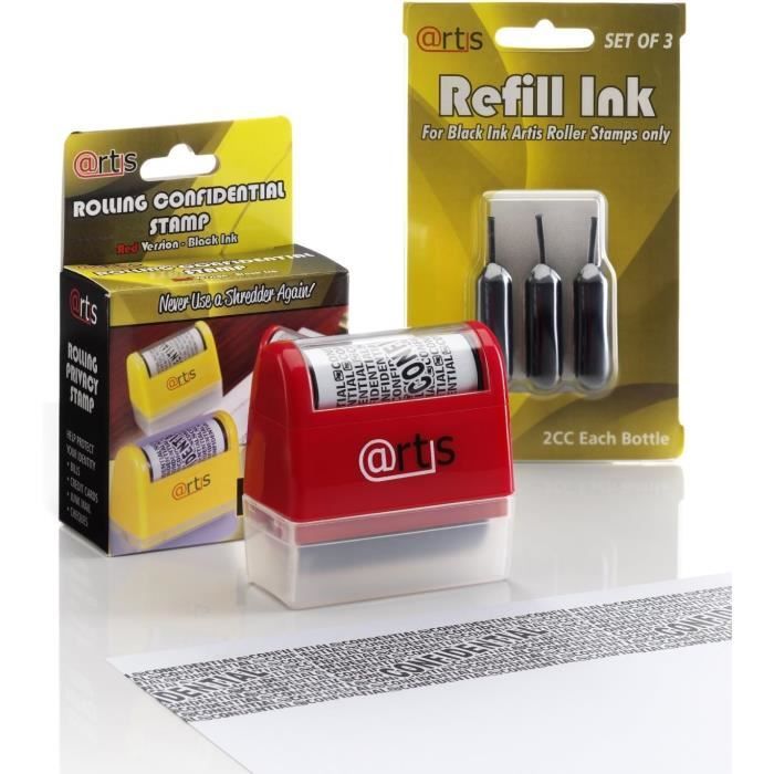 Timbre auto-encreur camouflage en rouleau, met fin au vol d’identité et ...