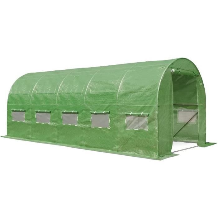 Garden Point La Serre en Polyéthylène Serre Plante Maison Feuille ...