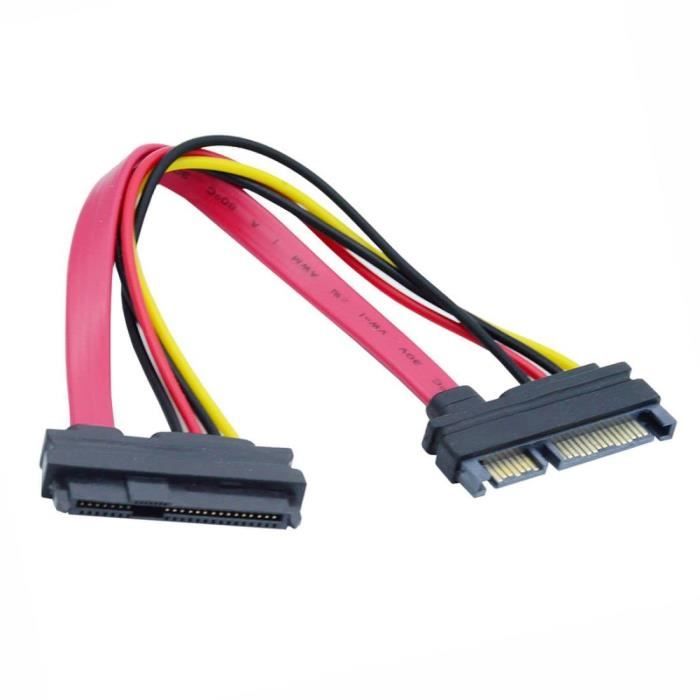 Câble D'Extension Sas Vers Sata, Sff-8482 Sas 29 Broches Vers Sata 22 ...