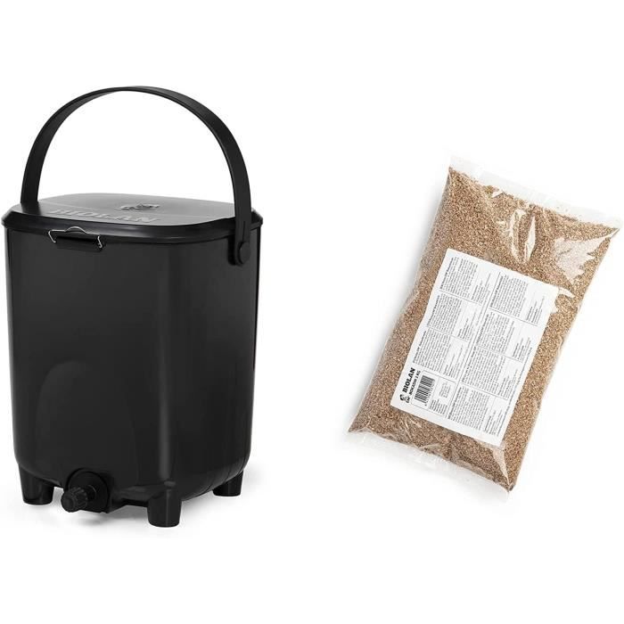 Bokashi Kit De Composteur De Cuisine (10 L) Avec Activateur De ...