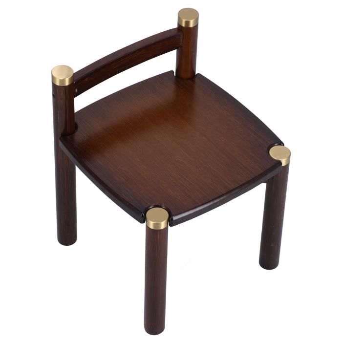 Vvikizy-Chaise en bambou belle chaise de salle à manger basse durable ...