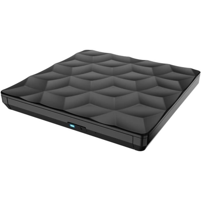 Lecteur CD DVD Externe USB 3.0 Type-C Portable CD DVD Rewriter Graveur ...