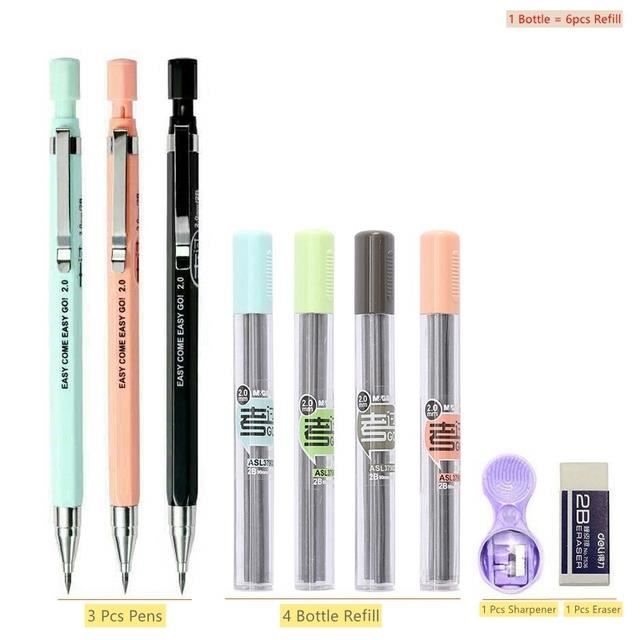 CRAYON GRAPHITE,Pencil set C--Ensemble de crayons mécaniques à tête ...