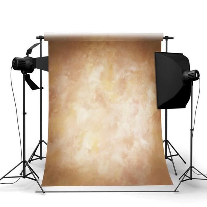 Toile de Fond Backdrop Tissu 1x1.5m Rêverie Jaune Planche Photographie ...