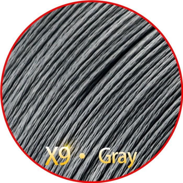 FIL DE PECHE,Gray-500M-120LB-10.0--fil de pêche à la mouche PE, fil ...