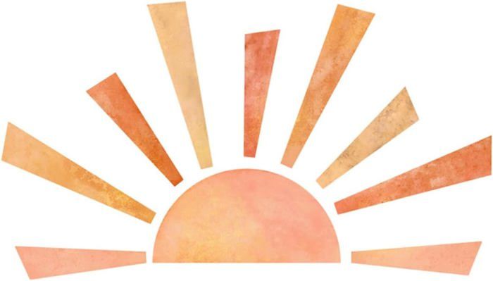 Stickers Muraux Enfants Grand Soleil Autocollants Muraux Mural Stickers ...