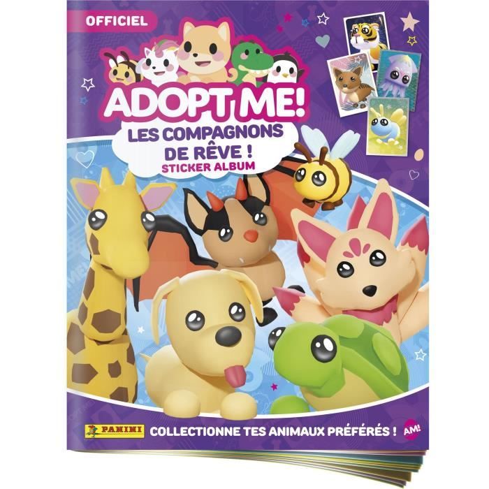 Pack de démarrage - PANINI - Adopt Me! Roblox - Album + 2 pochettes - 1 ...