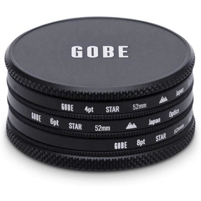 Gobe Kit de filtres Star pour Objectif 52 mm 4 Points,6 Points et 8 ...