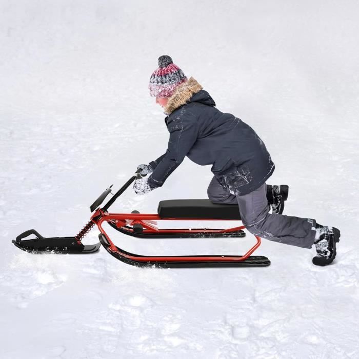 SKIBOB - VELO SKI - Vélo de ski pour enfants et adultes - avec pédale ...