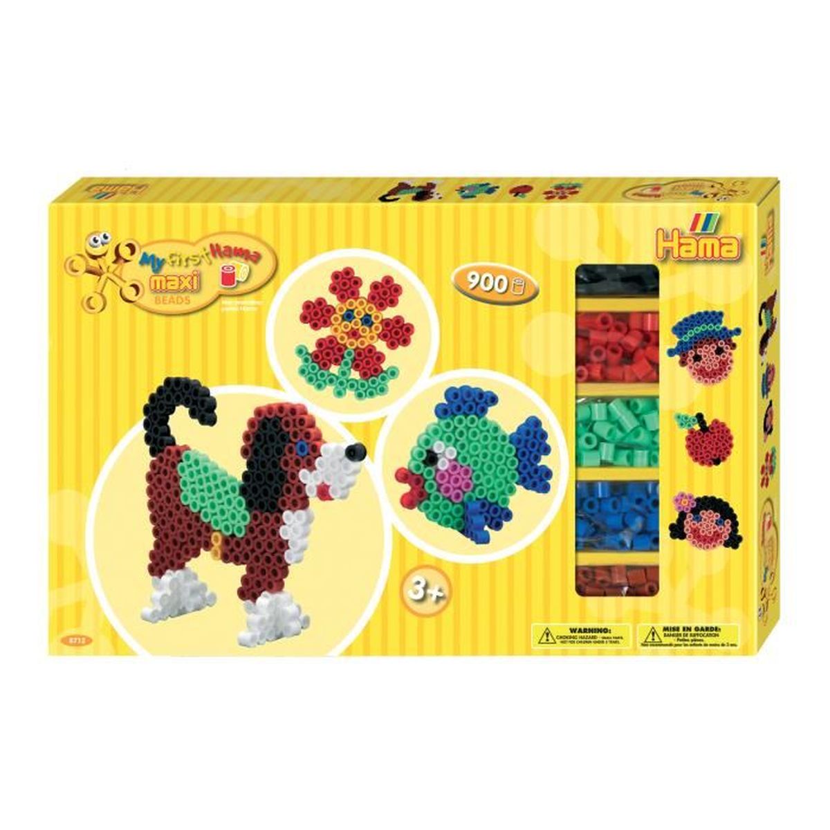 HAMA Boîte de perles Maxi Chien Poisson - Cdiscount Jeux - Jouets