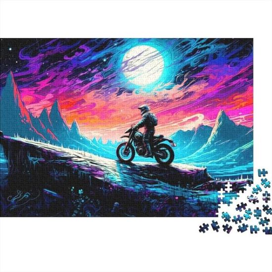 Puzzles 1000 Pièces Puzzle Étoiles De Moto Puzzles En Bois Pour Adultes ...